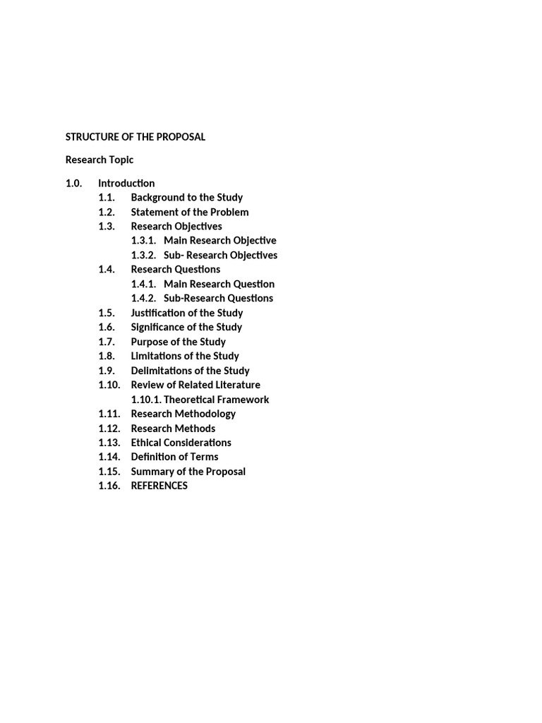 RESEARCH Proposal Guidelines | PDF