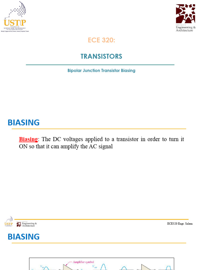 5 BJT Biasing | PDF | Electricity | Electrical Equipment