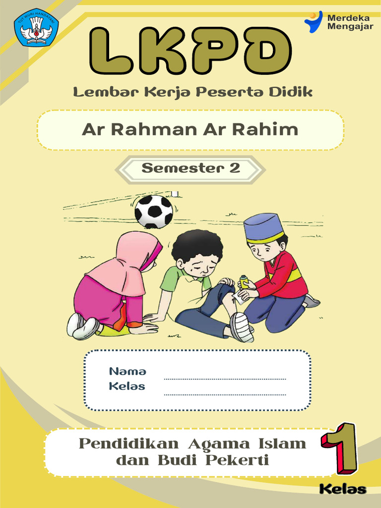 LKPD Pai Kelas 1 Ar Rahman Ar Rahim | PDF