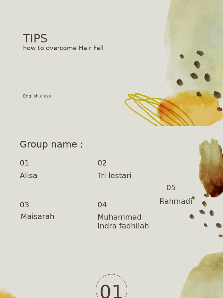 Tips How To Overcome Hair Fall | PDF