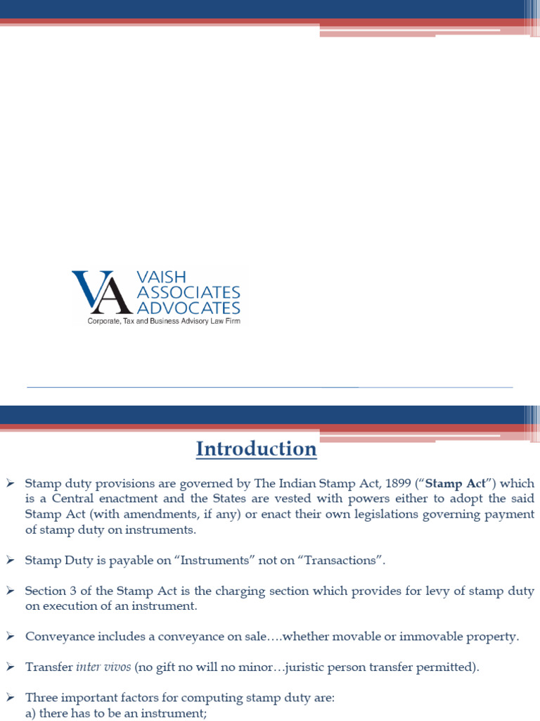 Stamp Duty's Role in Corporate Restructuring | PDF | Private Law