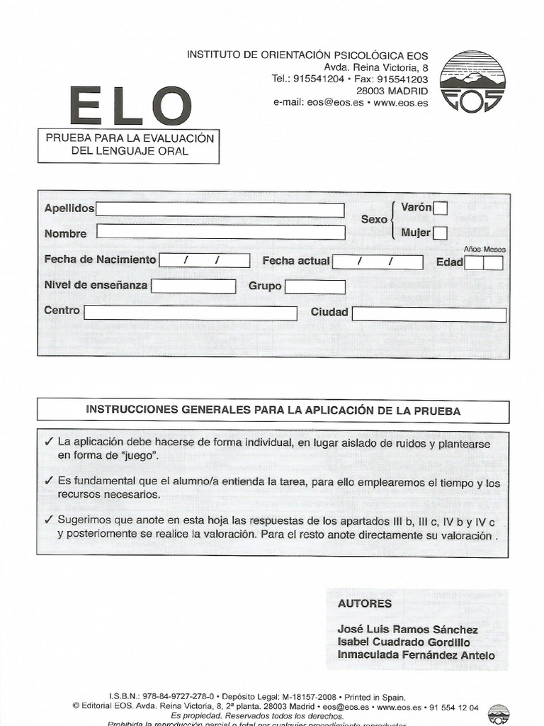 Elo - Registro | PDF