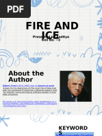 Fire and Ice by Robert Frost | PDF