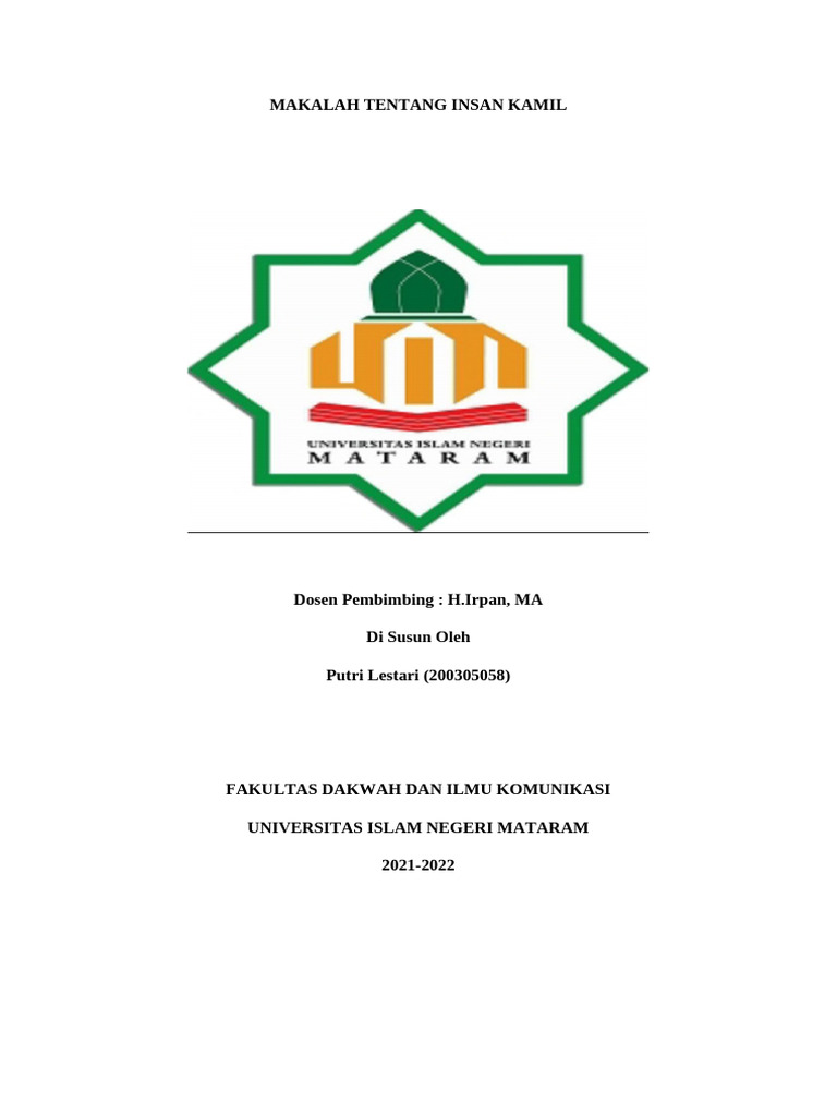 Makalah Insan Kamil | PDF