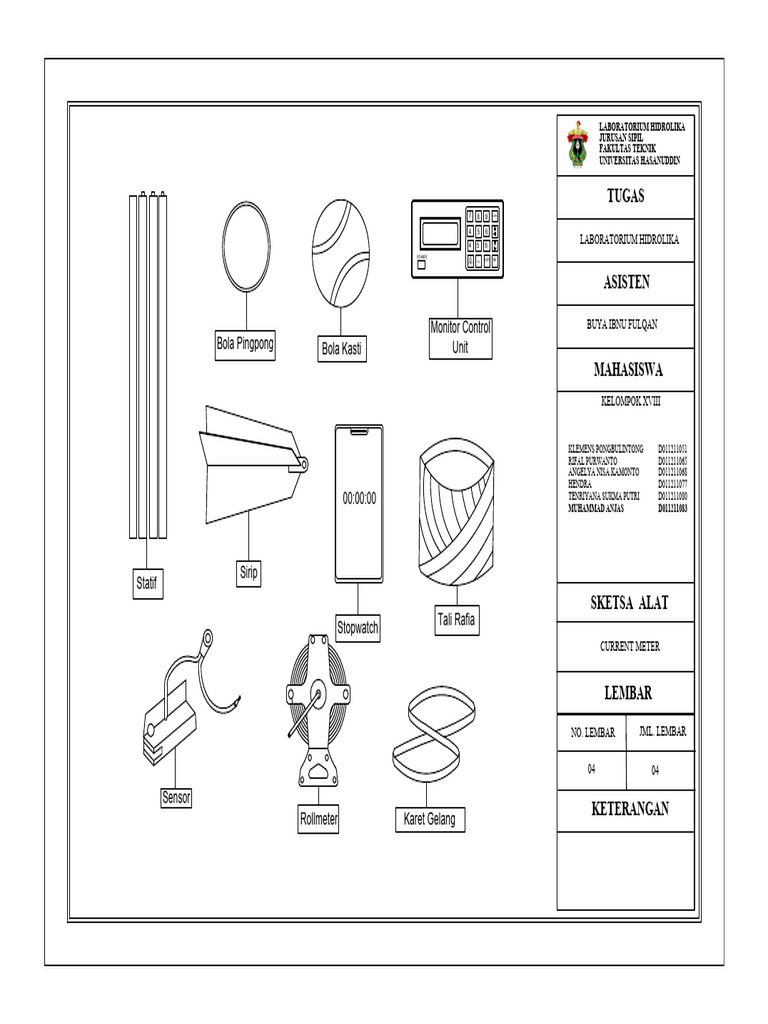 7.SKETSA FOTO ALAT KELOMPOK 18 | PDF