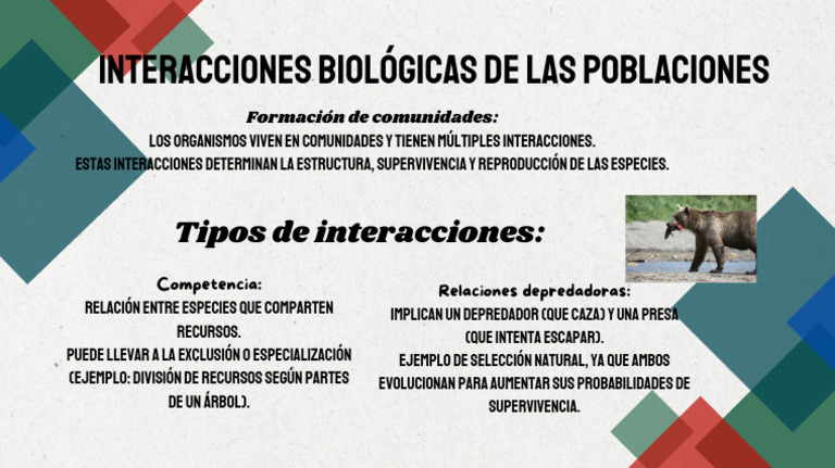 Interacciones Biológicas en Comunidades | PDF