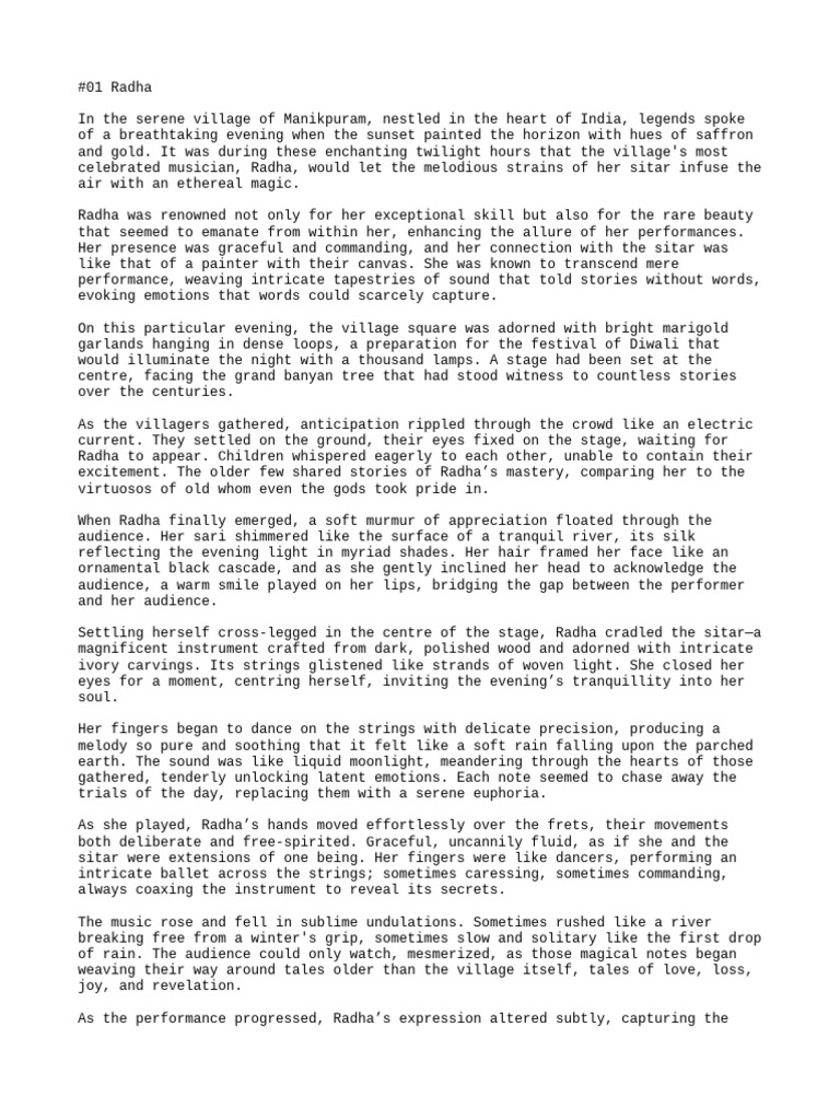 01 .The Sitar Players & Their Stories #1 | PDF