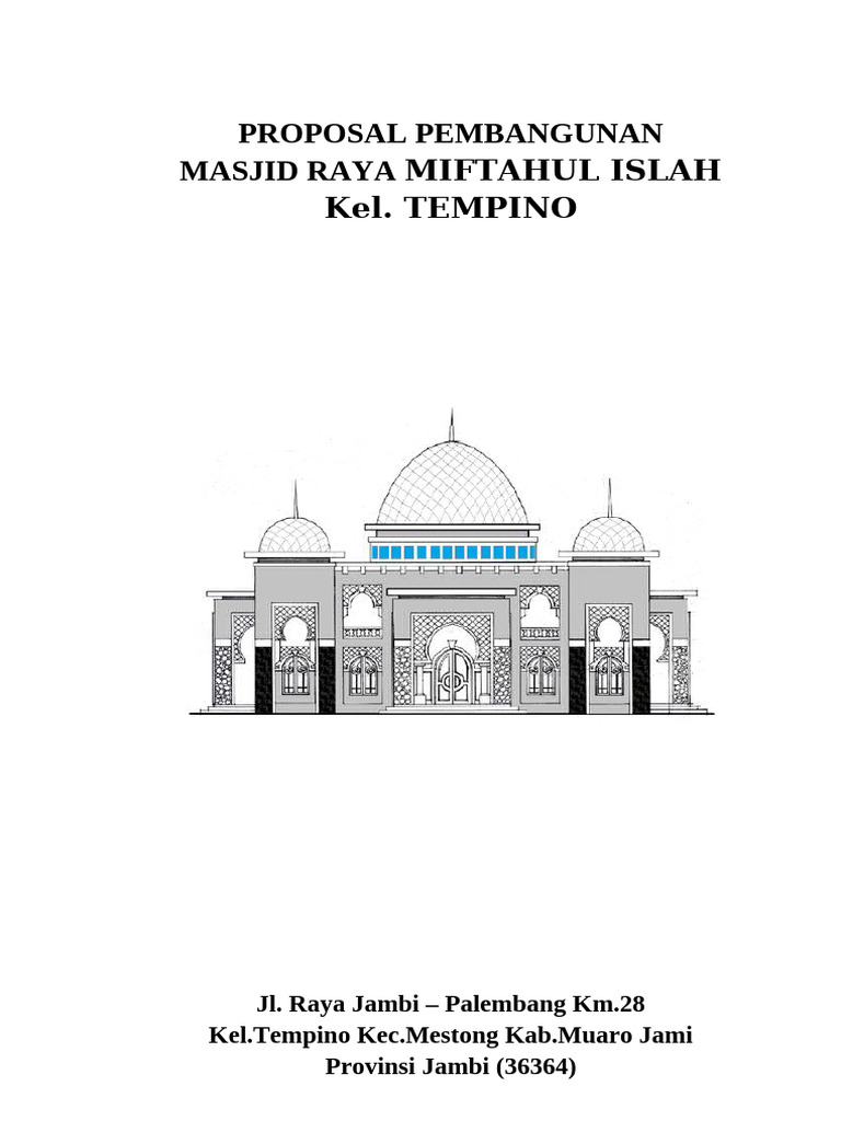 Proposal Masjid-A4 | PDF
