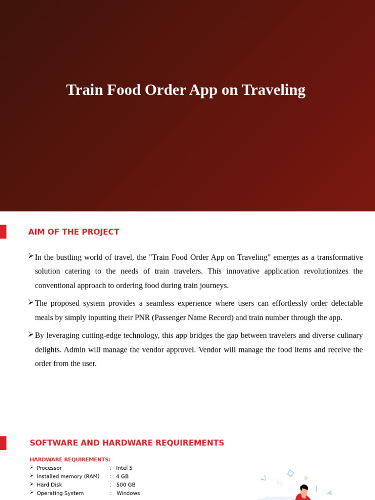 Train food ppt | PDF | Mobile App | Computing