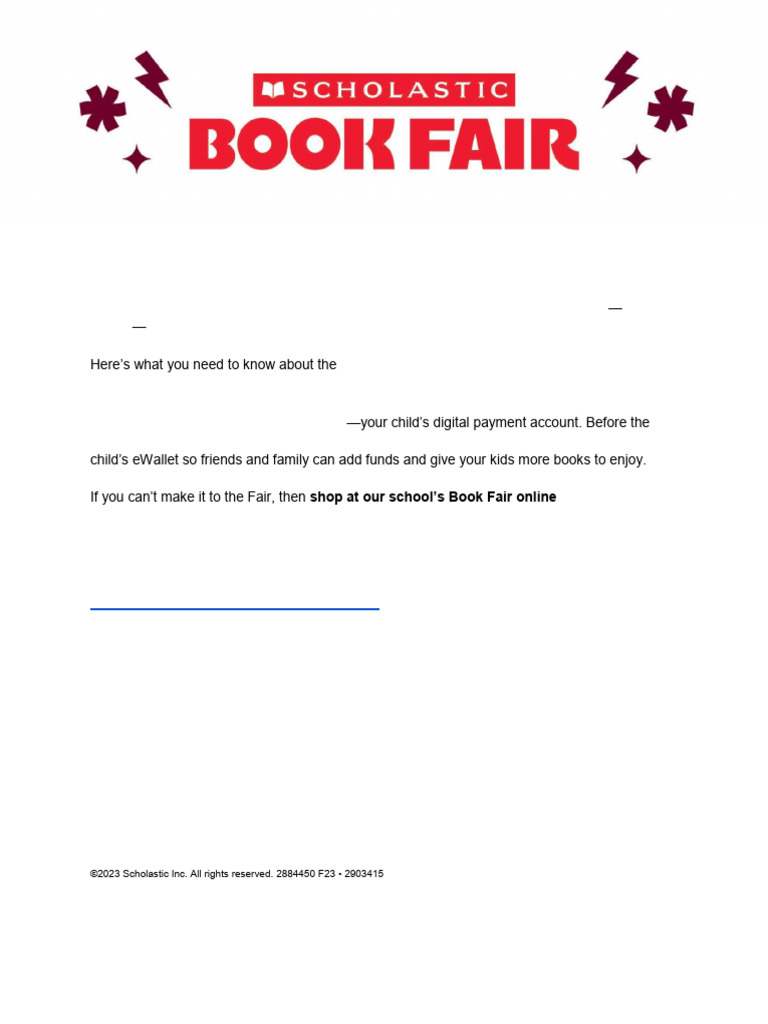 Book Fair Letter From Mr. Etnyre | PDF