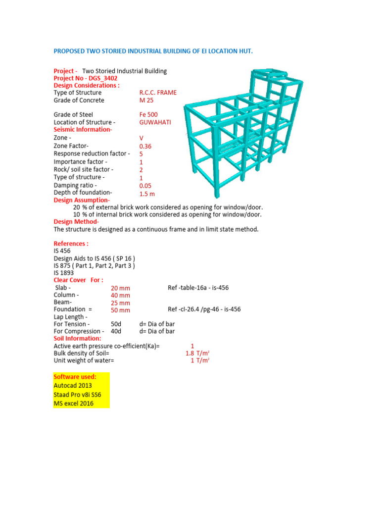 Ei Location Hut Structural Design Report r1 | PDF | Foundation ...