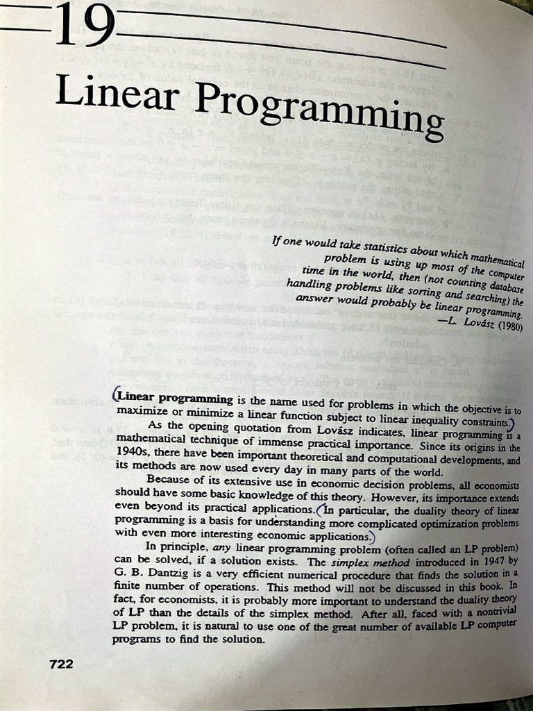 CH 19 Linear Programming | PDF