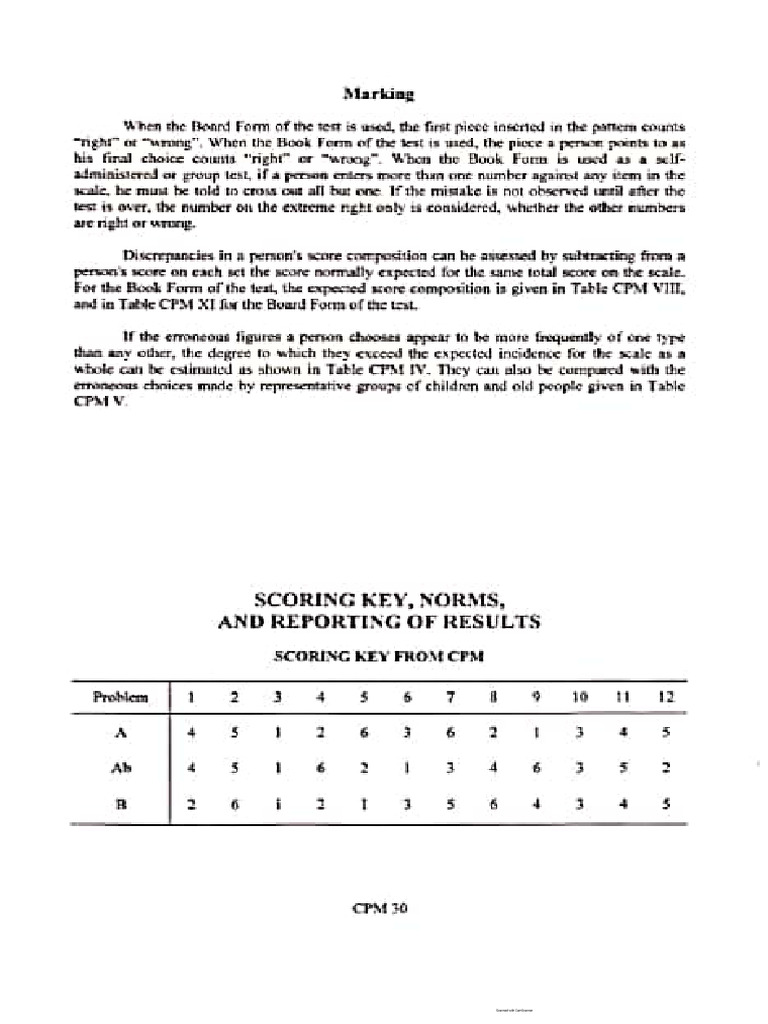 CPM Manual | PDF