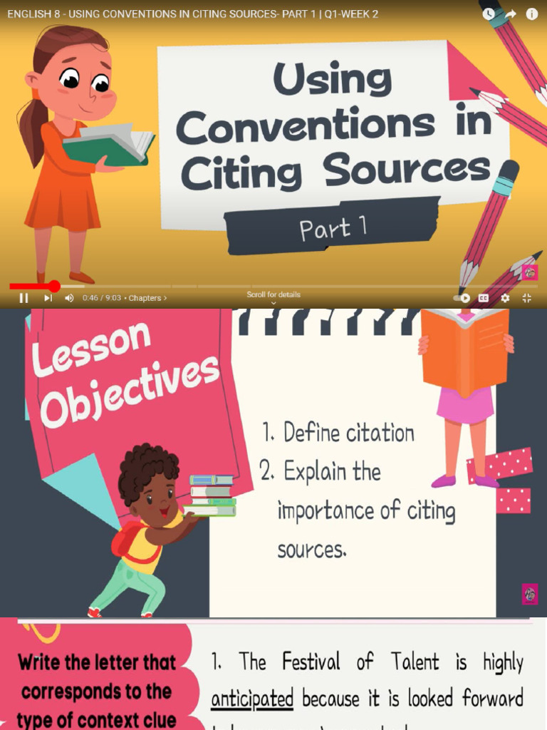 Ppt in Citing Sources- Part 1 | PDF