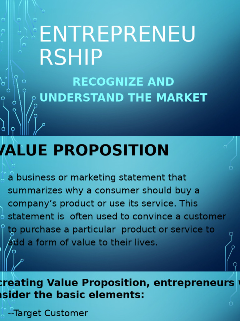 Entrepreneurship Module 3 | PDF | Market Segmentation | Marketing