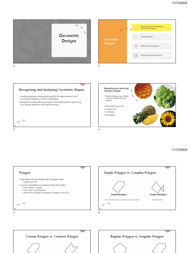 Geometric-Designs | PDF | Shape | Polygon