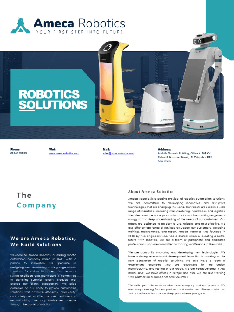 Ameca Robotics Achievements | PDF | Robotics