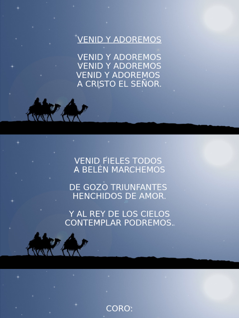 Venid y Adoremos | PDF