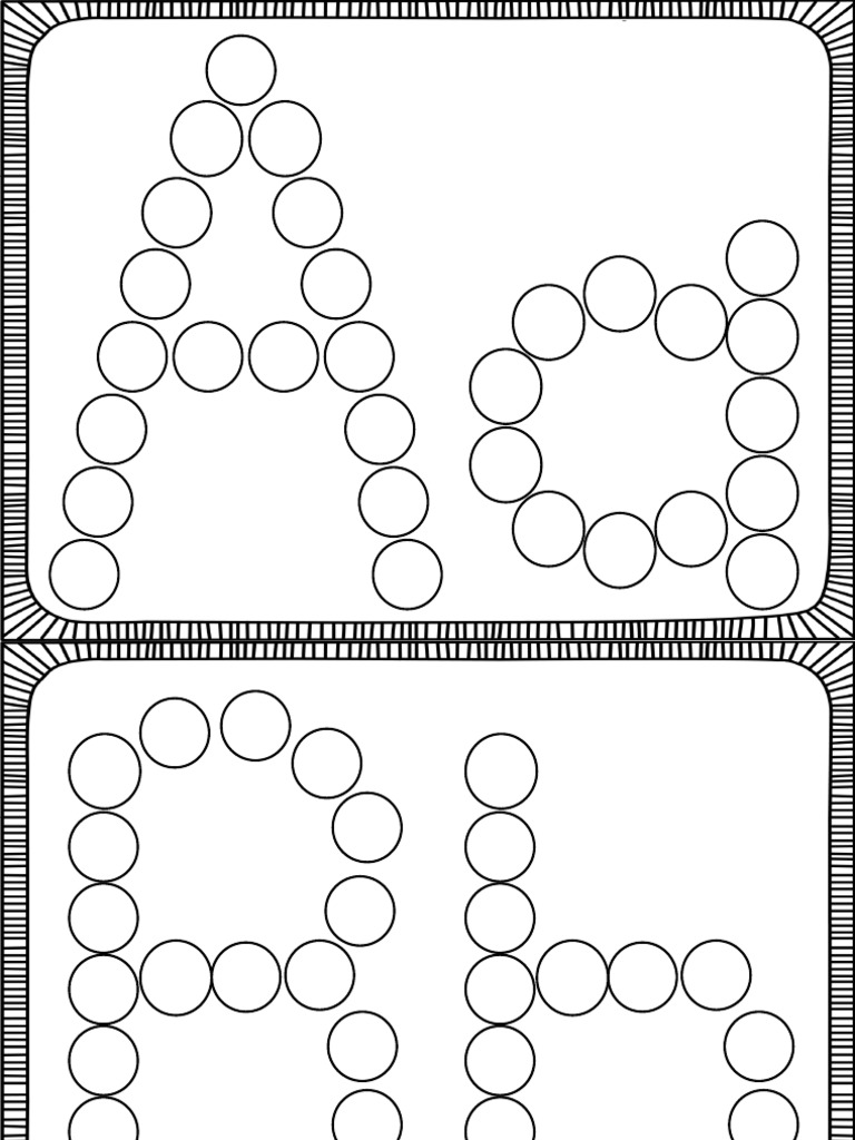 Bingo Marker Alphabet Worksheets For Kids-BLOG | PDF