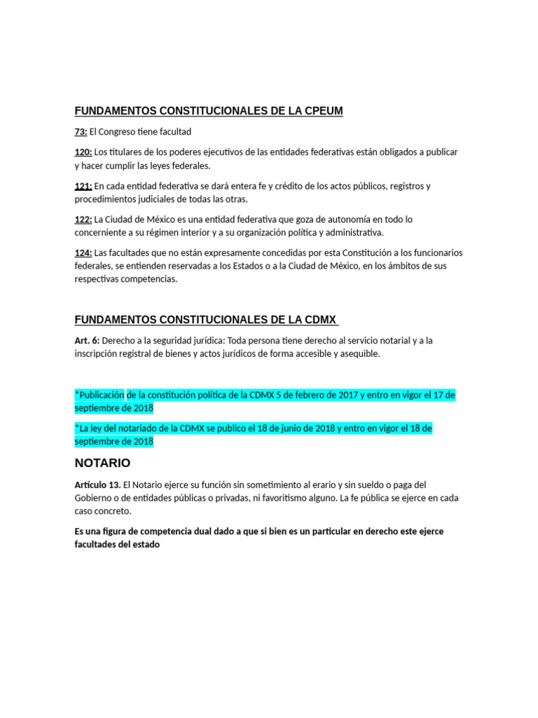 Funciones Notariales y CPEUM | PDF | Justicia | Crimen y violencia