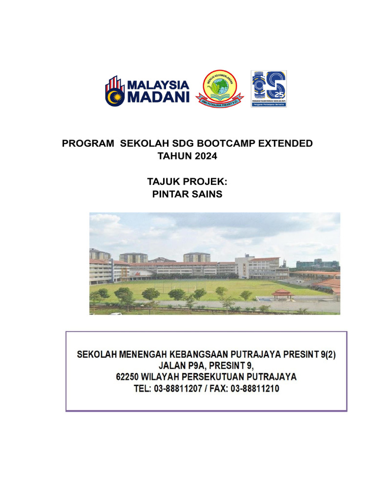 Smkpp92-Program Sekolah SDG Bootcamp Extended | PDF