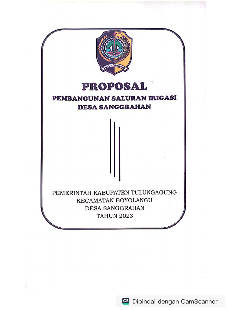 Proposal Usulan Bantuan Keuangan P3TGAI | PDF
