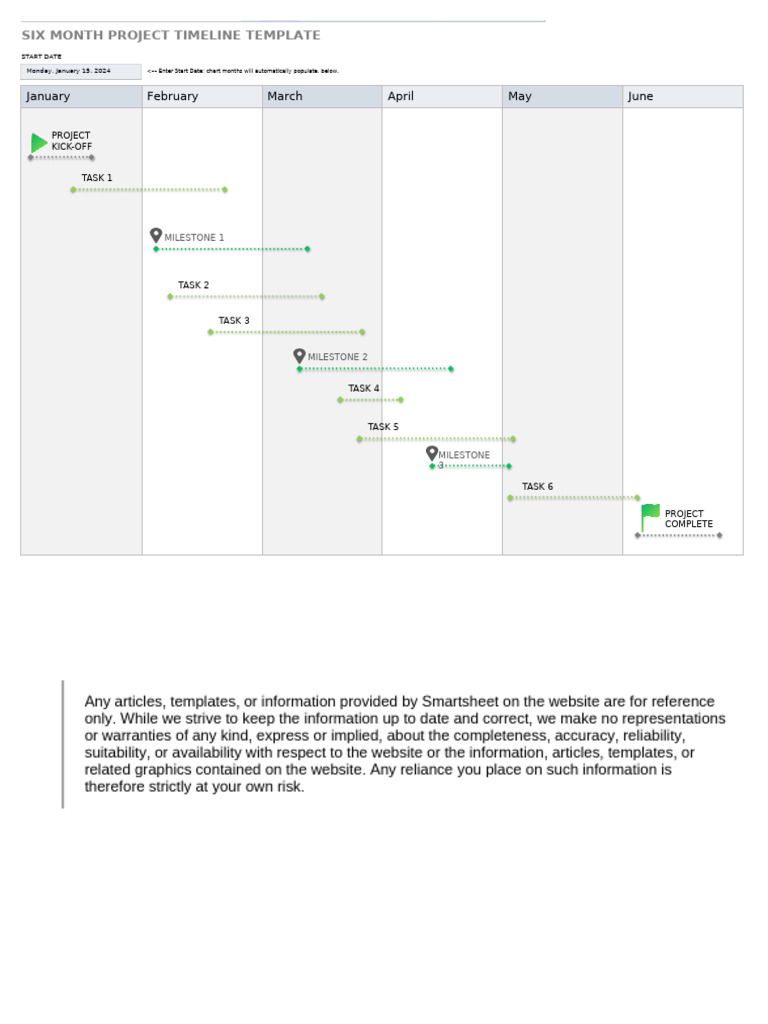 IC-Six-Month-Project-Timeline-Template-for-Excel-11412 | PDF