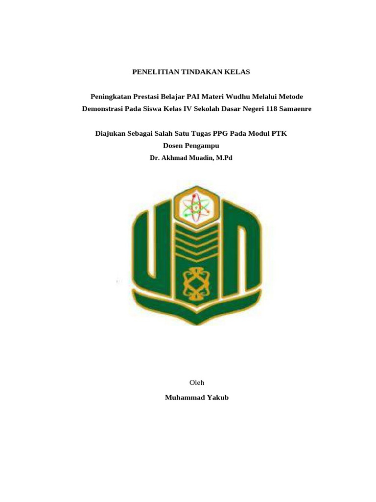 PTK - Muhammad Yakub | PDF