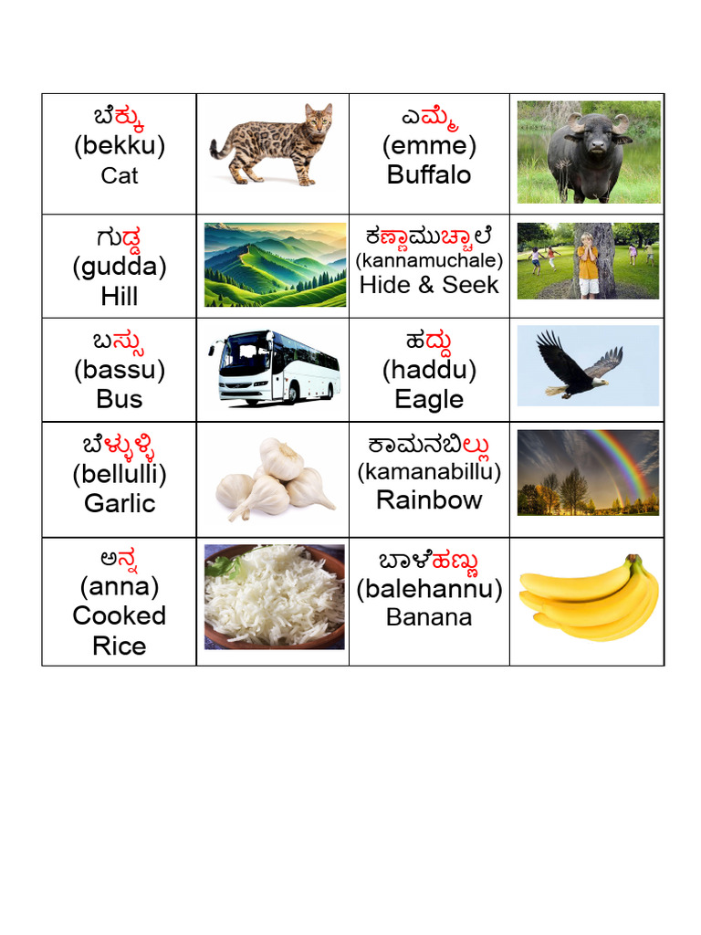 Grade 3 Kannada PR2-1 | PDF