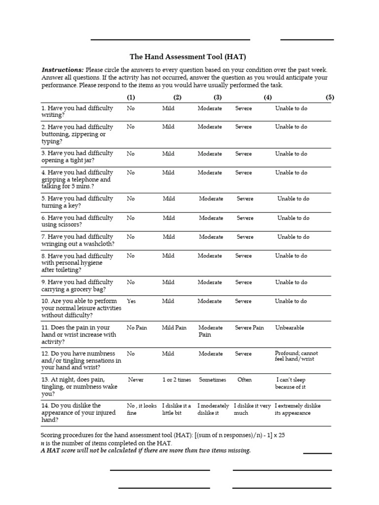 Hand HAT | PDF | Human Diseases And Disorders | Nervous System
