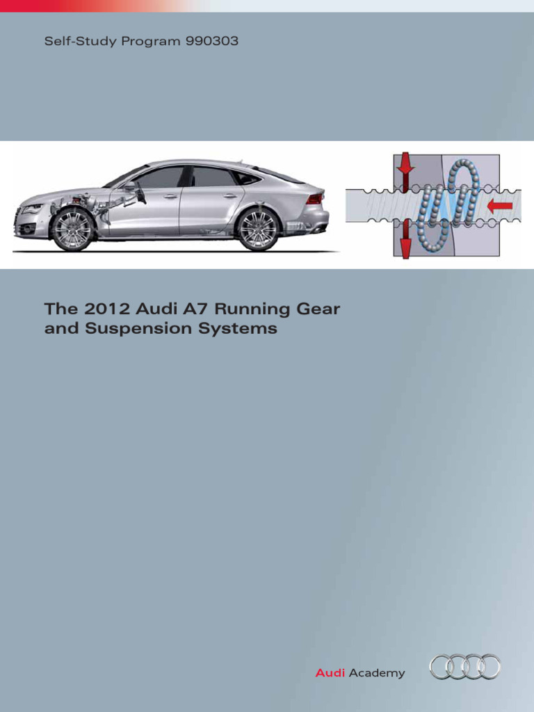 2012 A7 Running Gear and Suspension Systems | PDF | Electric Motor ...