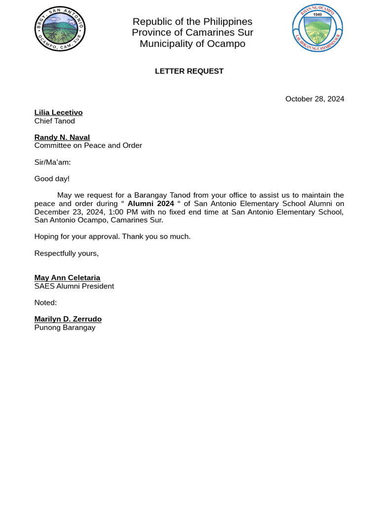 LETTER Alumni | PDF