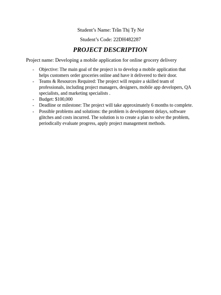 Project Description | PDF