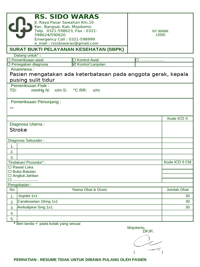 Dr. Suwito, SPS 17 | PDF
