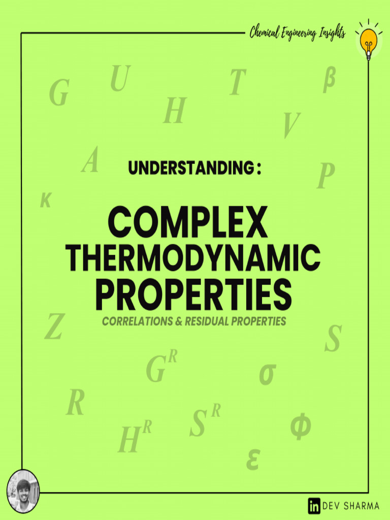 Thermodynamic Property Correlations | PDF