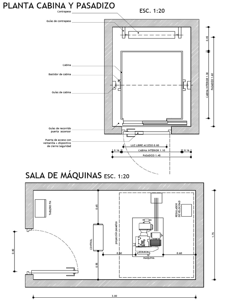 Especificaciones de Ascensor | PDF