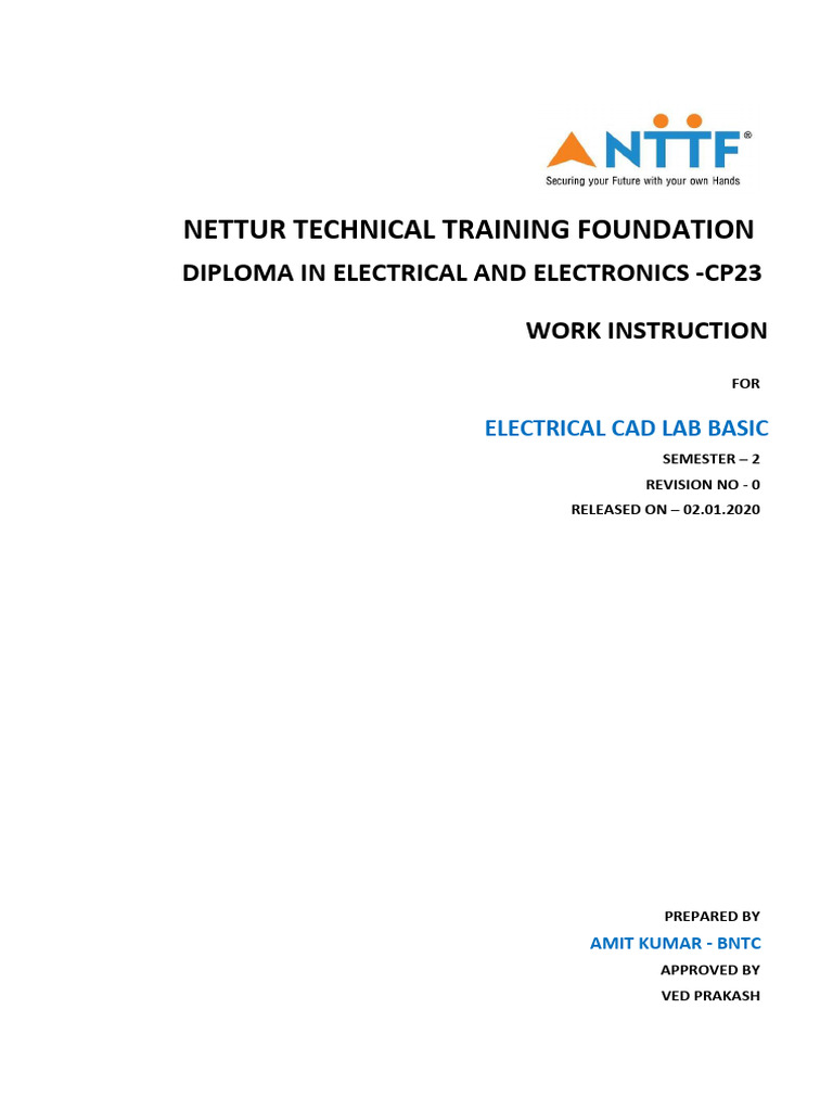 Electrical CAD - WI | PDF | Computer Aided Design | Auto Cad