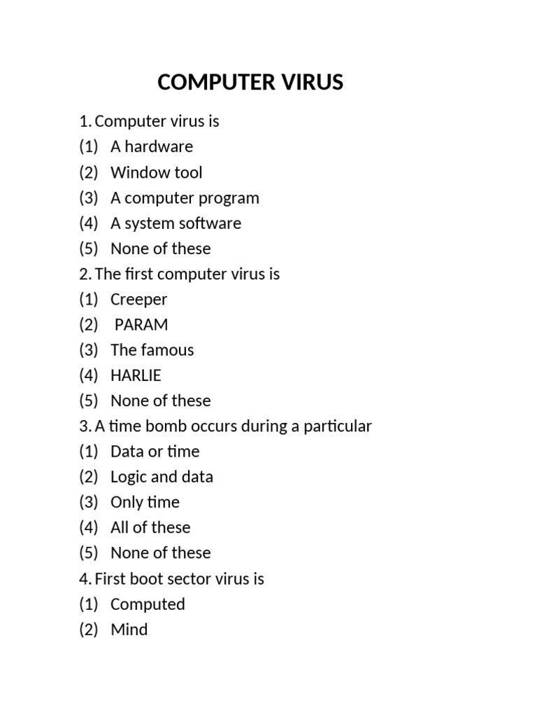 11.COMPUTER VIRUS | PDF