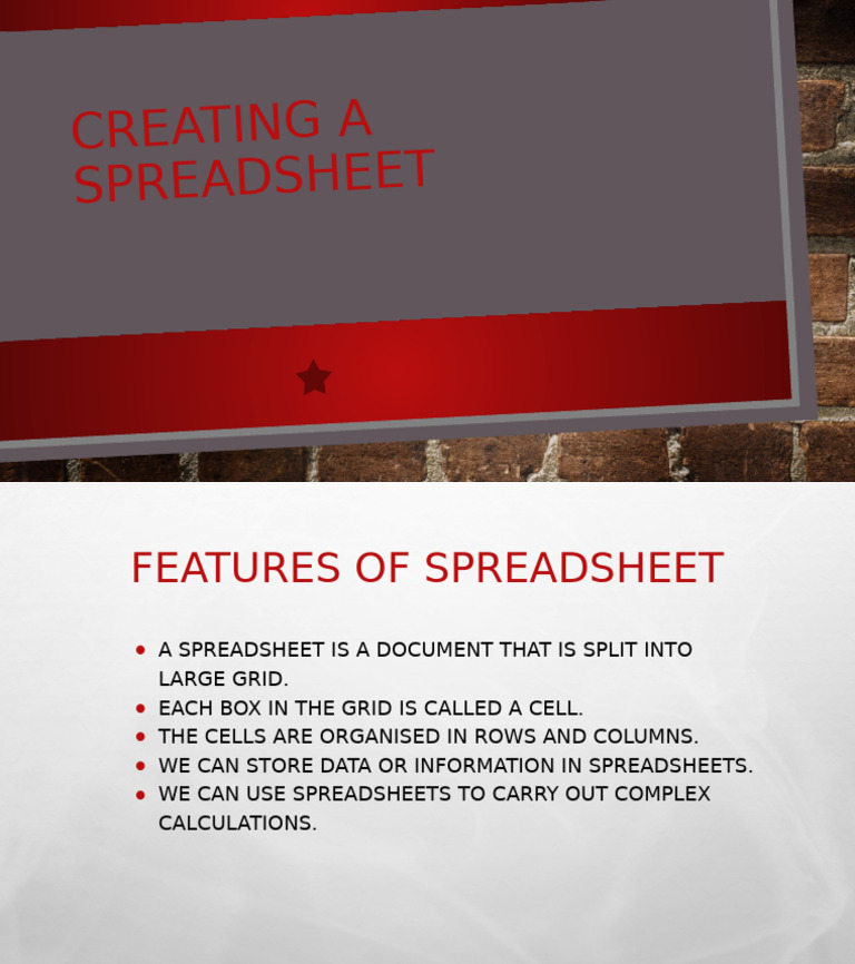 Spreadsheet Basics and Features | PDF