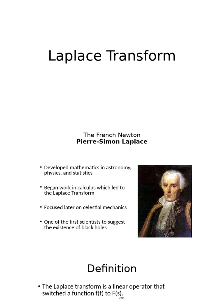 Lec2 Laplace | PDF