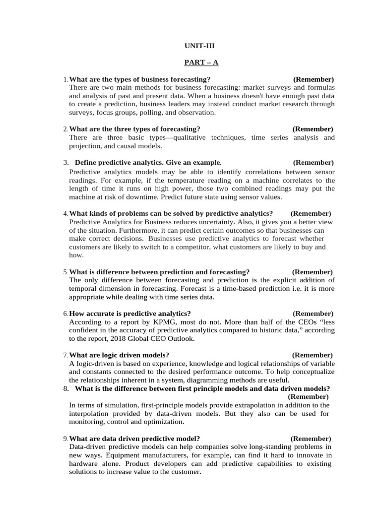 CCW331-QB-pages-3 | PDF | Machine Learning | Predictive Analytics
