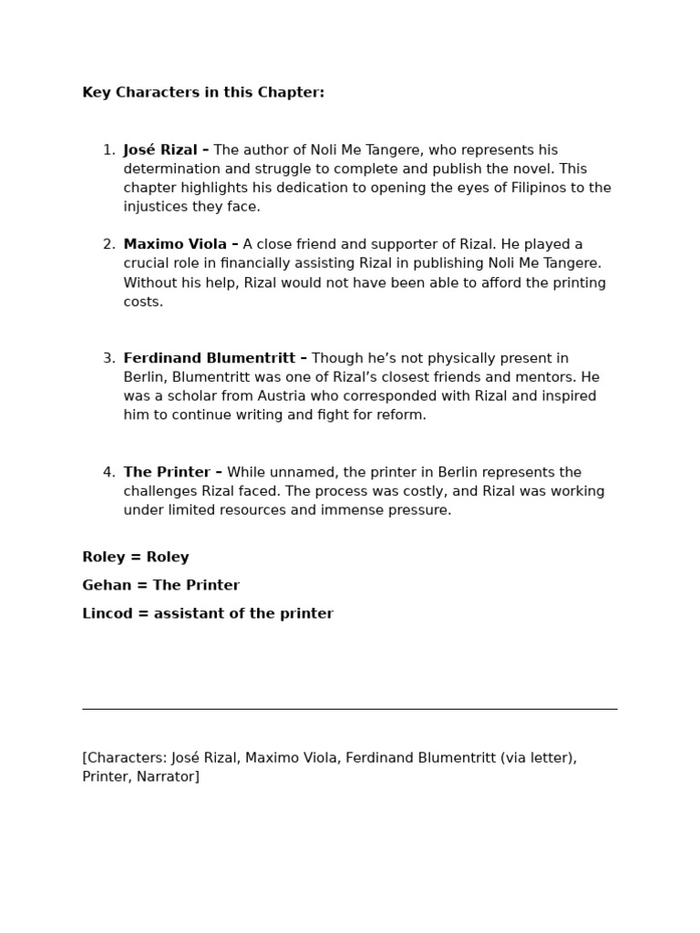 Script for Rizal | PDF