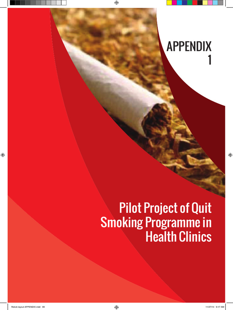 Rokok Appendix FINAL | PDF | Smoking Cessation | Clinic