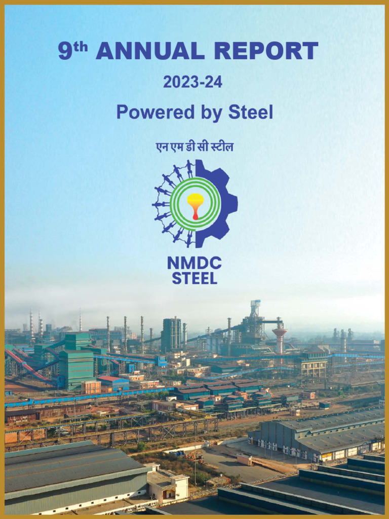 NMDC Steel Limited Annual Report 2023-24 | PDF | Steel | Steelmaking