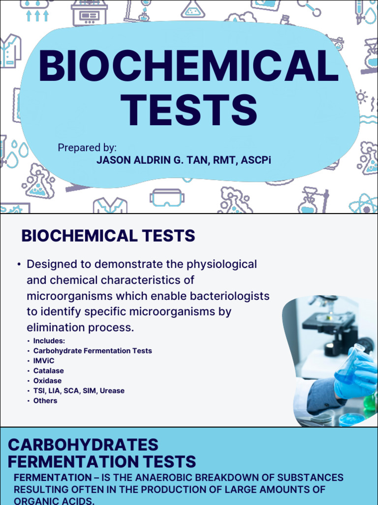 Biochemical Test Bacteriology Laboratory 2024 | PDF | Chemistry ...