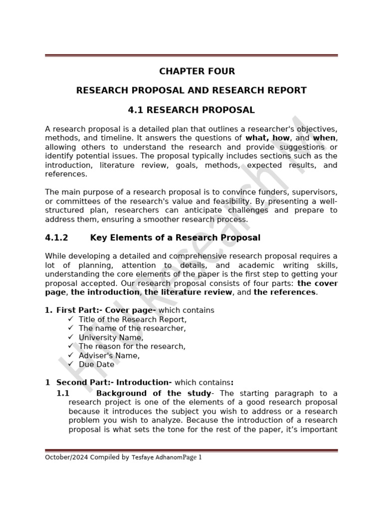 Htu Research Process Chapter 4 | PDF | Methodology | Literature Review