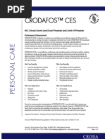 CRODA's PDS Crodafos CES | PDF | Emulsion | Sunscreen