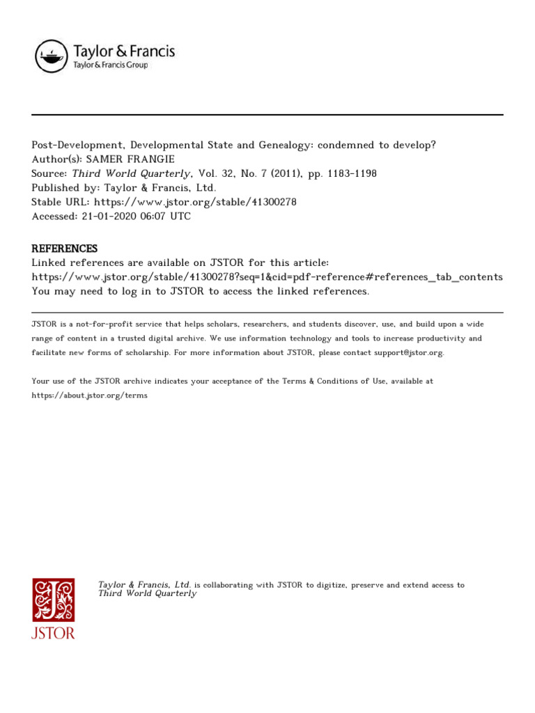 IPE Post Development and Developmental State | PDF | Neoliberalism ...