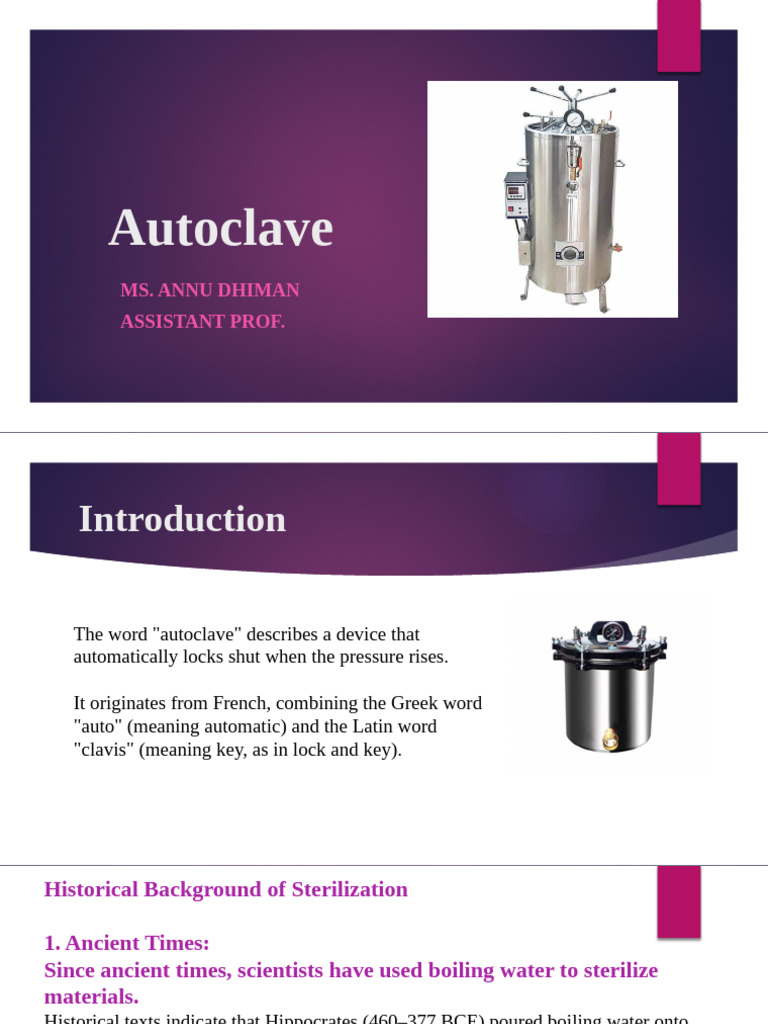 Autoclave 1 | PDF | Sterilization (Microbiology)