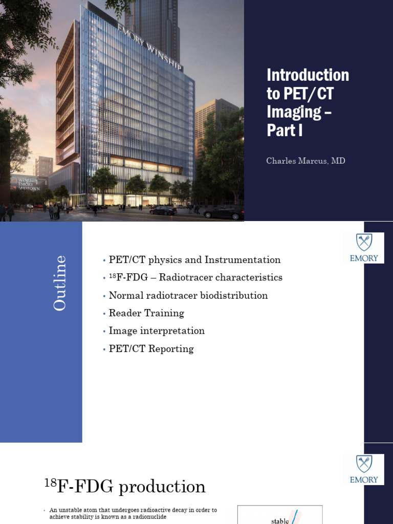 PET/CT Imaging Overview and Techniques | PDF | Positron Emission ...